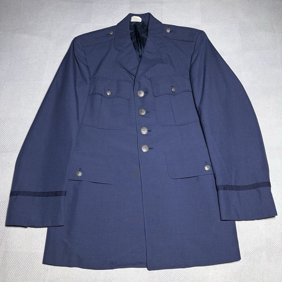 Jackets & Coats | 1973 Us Air Force Uniform Dress Coat 39r Tropical ...